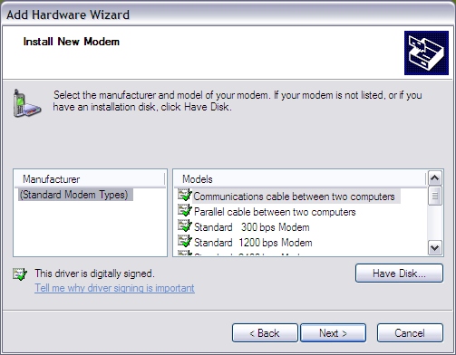 Setting up Sprint PCS Wireless Web Connection Card Kit on Windows XP